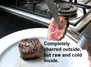 Pittsburgh Style Steak vs. Black and Blue - University Grill